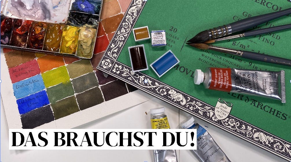 Der neue Film: Materialien für den Beginn - Die Aquarellwerkstatt