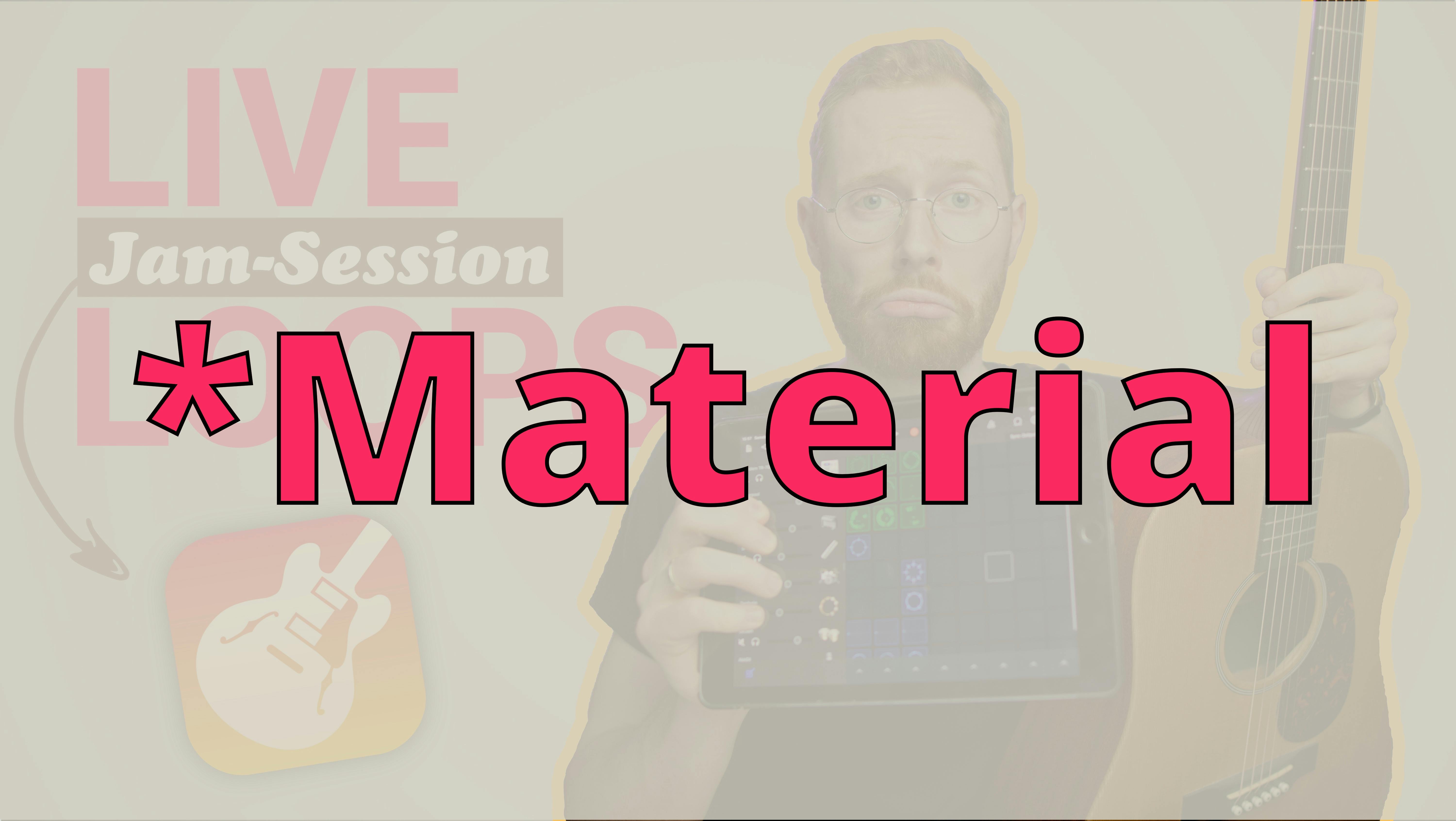 Material // Jam-Session mit Live Loops & Gitarre // GarageBand ...