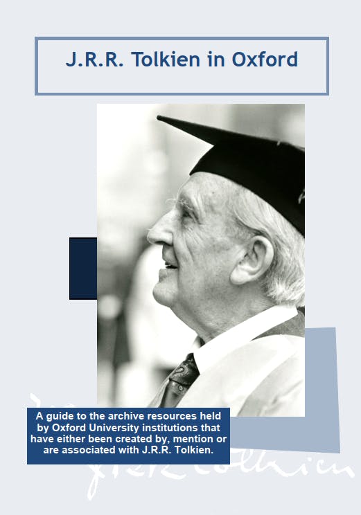 Fingolfin's Findings XXXVIII: J.R.R. Tolkien in Oxford - The Tolkienist ...