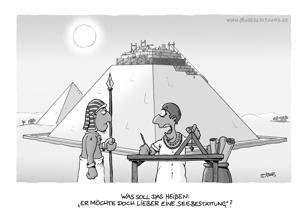 Neulich in ... - Moses Cartoons