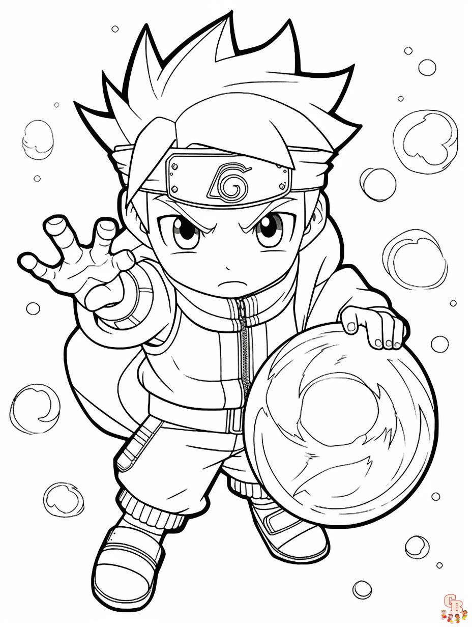 Naruto Coloring Pages: Unleash Your Creativity